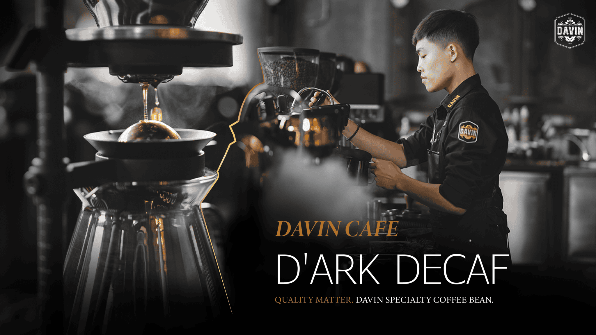 Selecting the special qualities of DAVIN Moderno coffee beans